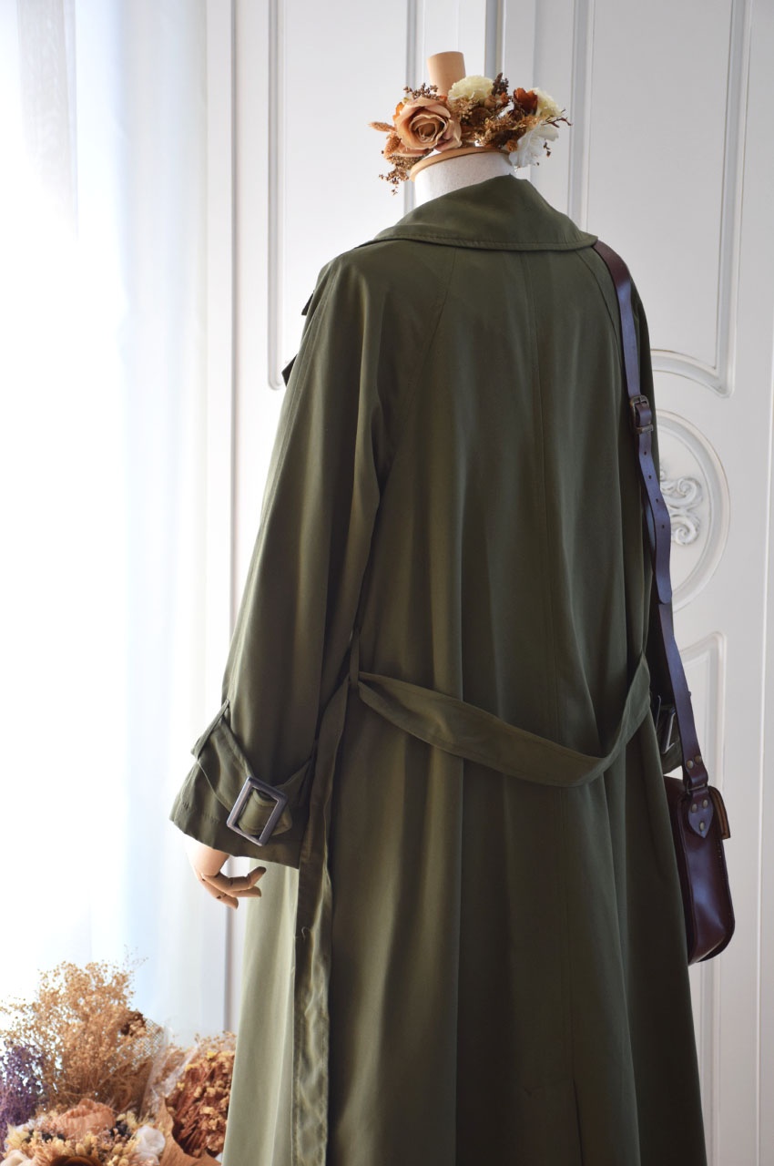 Haki Renk Trench Coat - Eminos Butik
